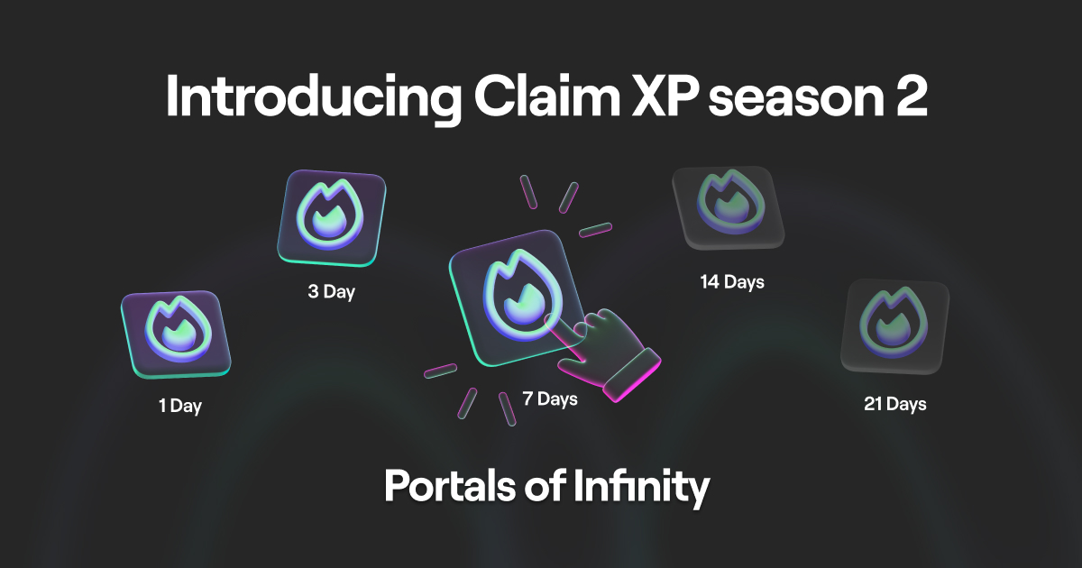 Introducing Claim XP Season 2: Portals of Infinity